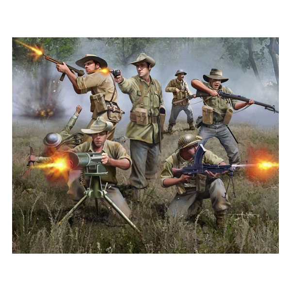 Maketa figure vojnika Australian Infantry REVELL RV02501/030