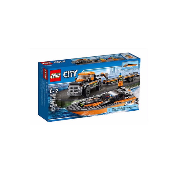 Kocke Lego City 4x4 With Powerboat LE60085