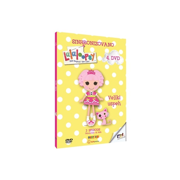 DVD 4 Lalaloopsy - Veliki uspeh GDT40995