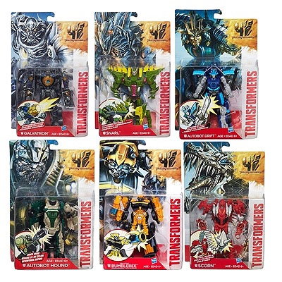 TRANSFORMERS MOVIE 4 DELUXE ATTACKERS A6147