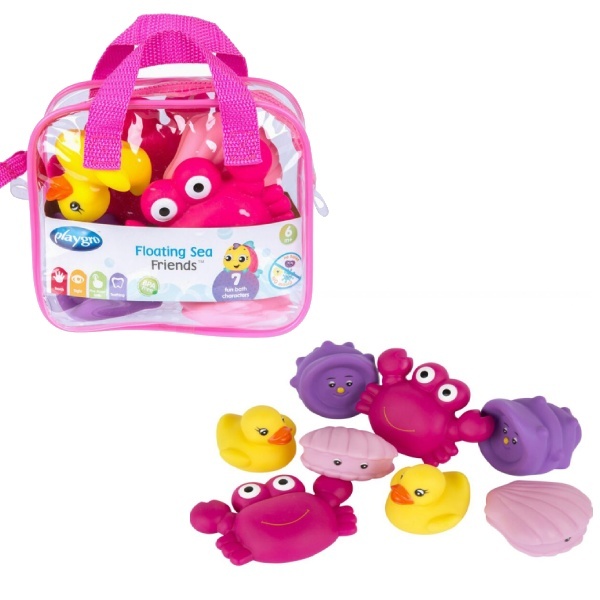 Morski drugari za kupanje roze set Playgro 1037841