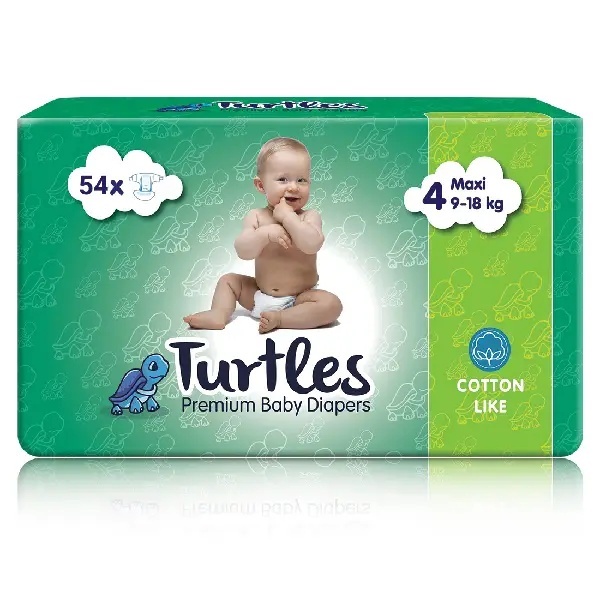 Pelene za bebe Turtles baby MAXI 4