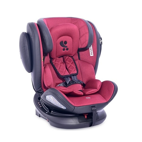 Auto sedište Isofix 0-36kg black red Aviator Lorelli 10071302167