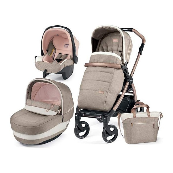Set 3u1 kolica nosiljka auto sedište Modular Mon Amour Peg Perego P3510