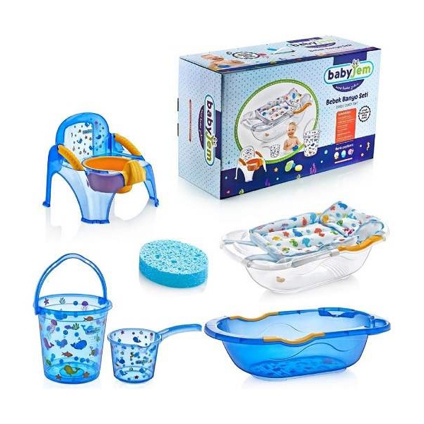 Set za kupanje Blue transparent cean BabyJem 92-14027