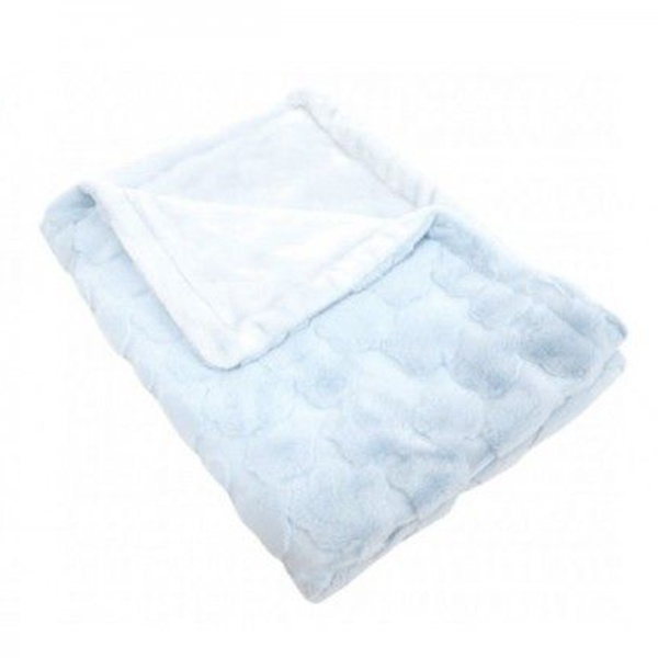 Ćebence za bebe Luxury Blue Clouds Kikka Boo 31103020047