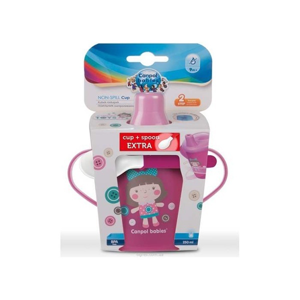 Baby Non Spil Šolja sa Ručkama Toys 250ml Canpol Babies 0170