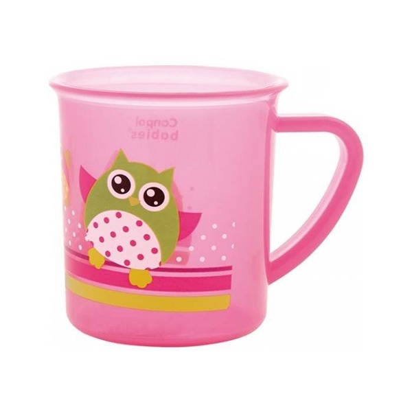 Baby Šolja Owl Canpol Babies 4/408-owl-pink