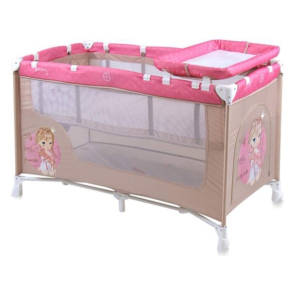 Prenosivi Krevetac Nanny Beige & Rose Princess Lorelli Bertoni 10080191703