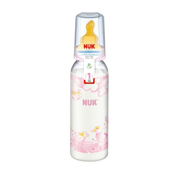 Flašica kaučuk 240ml Nuk Baby Rose / 741409