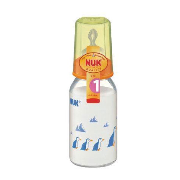 Staklena Flašica silikon 125ml Nuk / 747008.4