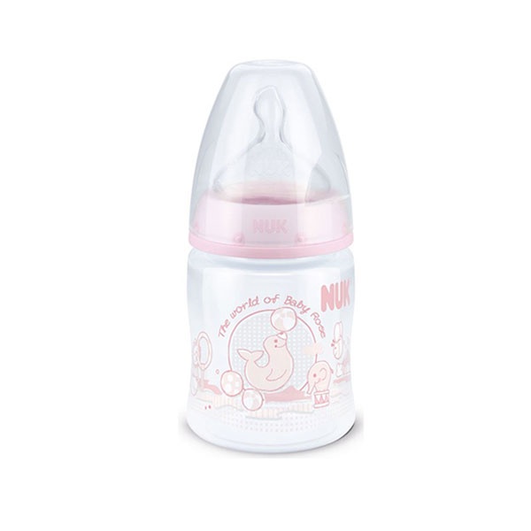 Plastična Flašica 150ml silikon S1 M Nuk First Choice+ Rose / 743500