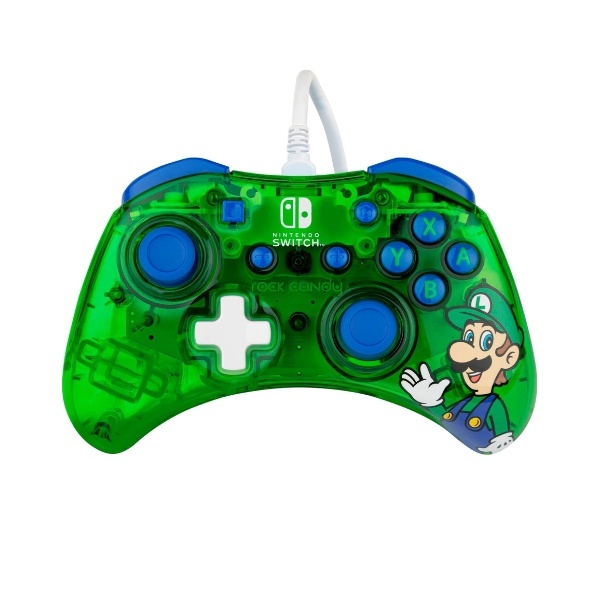 Gamepad Wired Controller Rock Candy Mini Luigi PDP 056518
