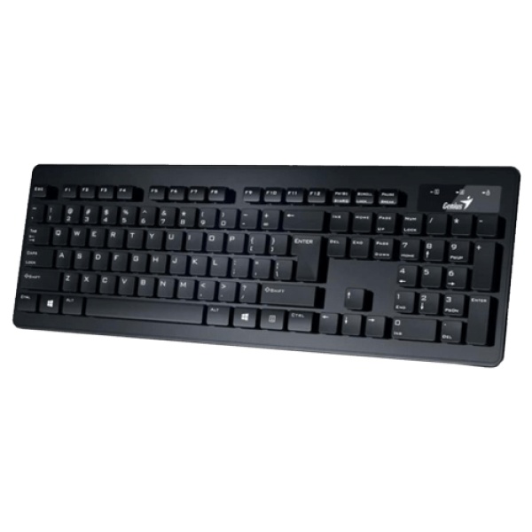 Žična tastatura SlimStar 126 SRB Crna GENIUS 162367