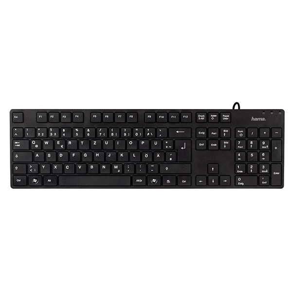 Tastatura CASANO Soft Tasteri crna HAMA 53813