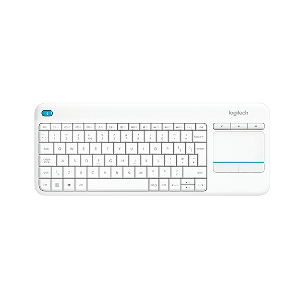Bežična tastatura K400 Plus bela US LOGITECH 920-007146
