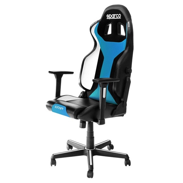 Gejming Grip office chair Black/Light Blue Sky Sparco 039635