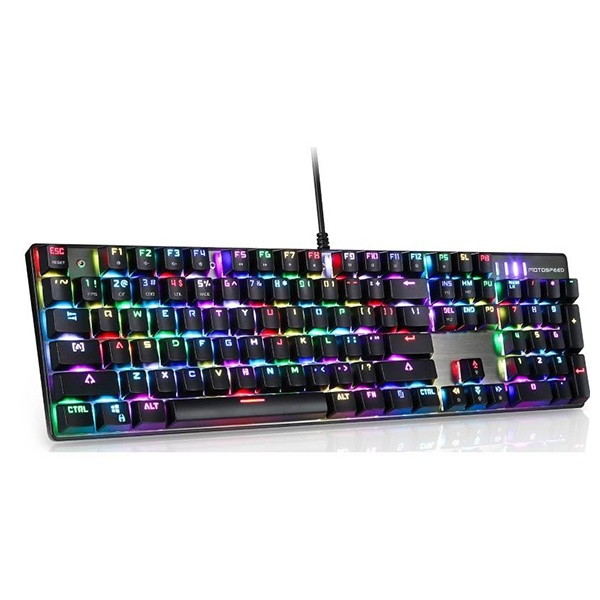 Mehanička tastatura blue swich CK104 RGB MOTOSPEED TAS00899