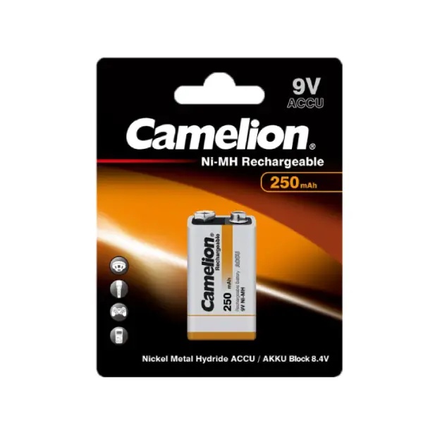 Punjiva baterija block 250 mAh Camelion CAM-NH-9V250/BP1