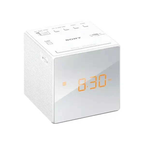 Radio budilnik kocka beli SONY ICFC1W.CED