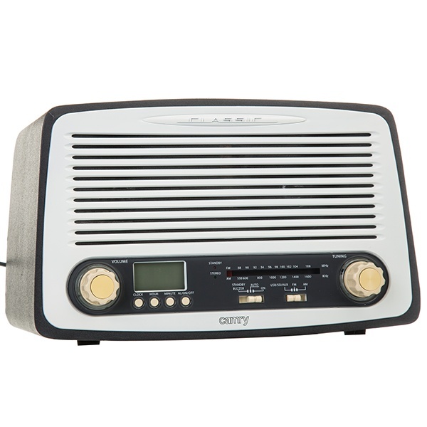 Retro radio sa satom i alarmom Camry CR1126
