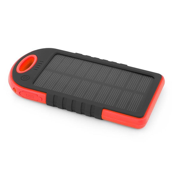 Punjač za mobilne telefone ESPERANZA solarni 5200mAh BLACK/RED EMP109KR