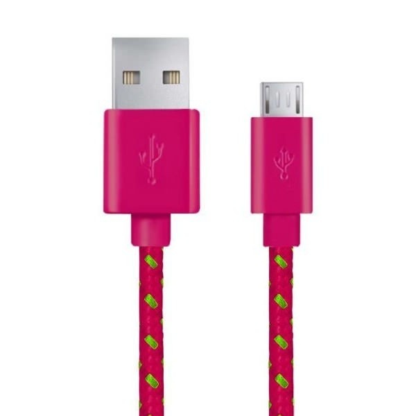 Esperanza Micro USB kabl 1m EB175PG pink