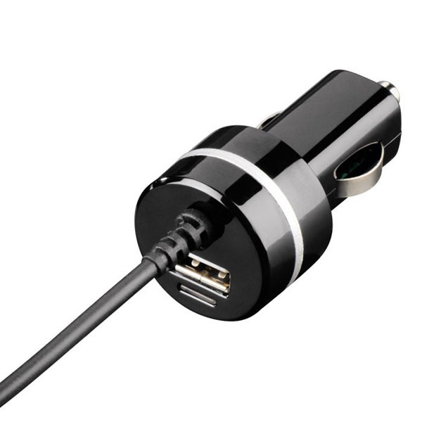Auto punjač micro USB sa USB portom HAMA 124571