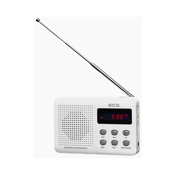 Prenosni radio ECG r 155 U white