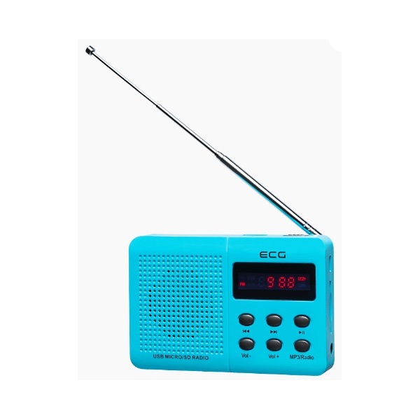Prenosni radio ECG r 155 U blue