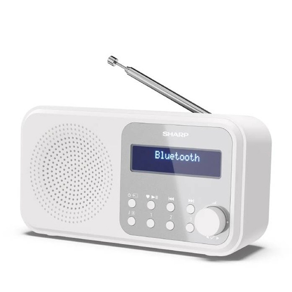 Digitalni bluetooth radio sa dual alaramom beli DR-P420 WH Tokyo Sharp AVU00560
