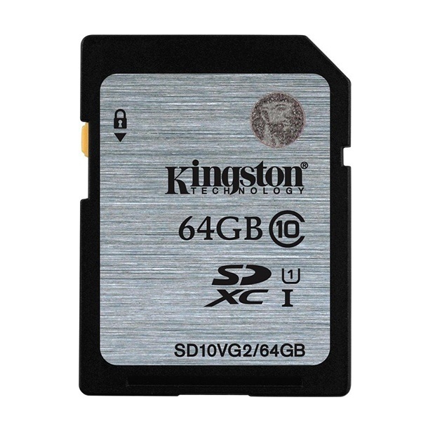 Memorijska kartica Kingston SD 64GB klasa 10 UHS-I SD10VG2/64GB