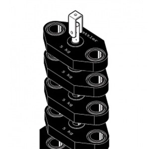 Home Gym dodatni tegovi 20kg KINETIC F3, F5, F7 Kettler FIT-K07407-680
