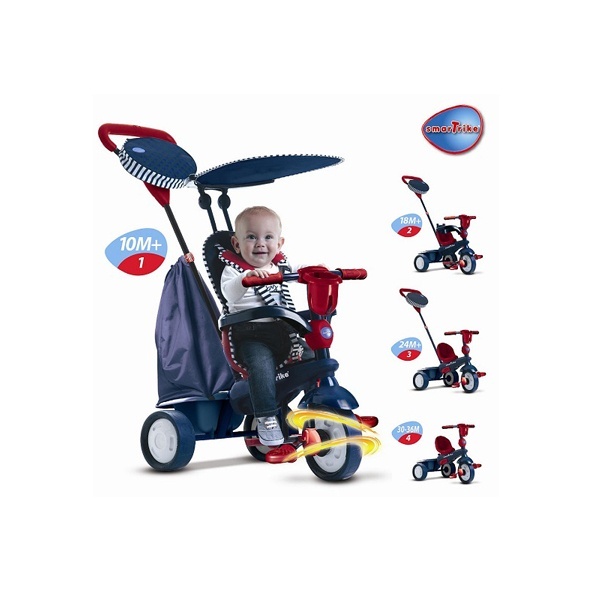 Tricikl Star Blue 4u1 Smart Trike 6752502