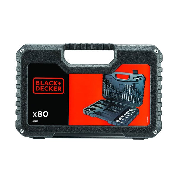Set nastavaka i burgija 80 delova Black+Decker A7219