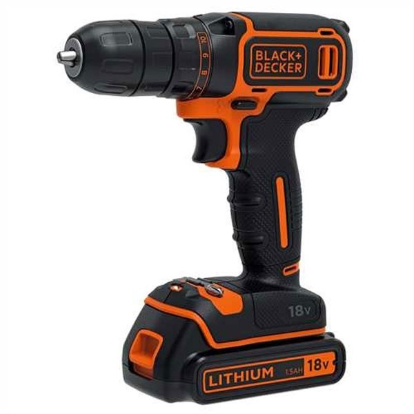 Akumulatorska bušilica odvijač Black and Decker BDCDC18K