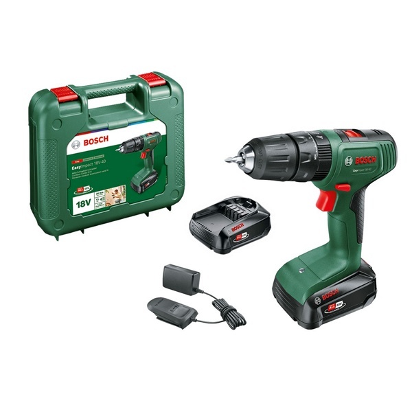 Akumulatorska bušilica odvrtač 2x2Ah Easy Impact 18V-40 Bosch 06039D8108