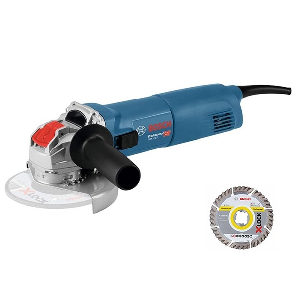 Ugaona brusilica GWX 14-125 1400W Professional + X-LOCK dijamantska rezna ploča 125mm Bosch 06017B7001