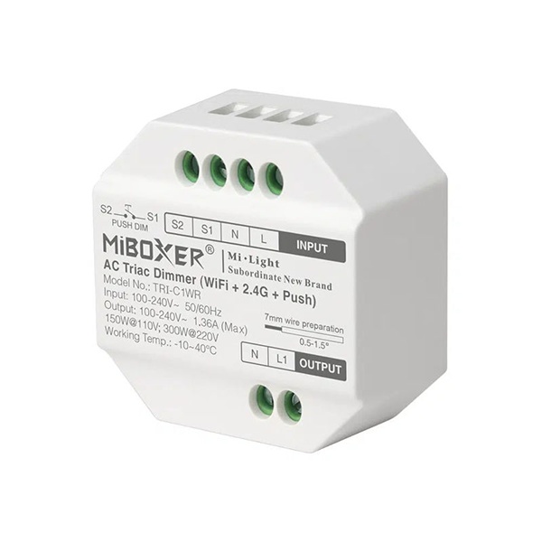 Led dimer Triac Wifi MiBoxer TRI-C1WR