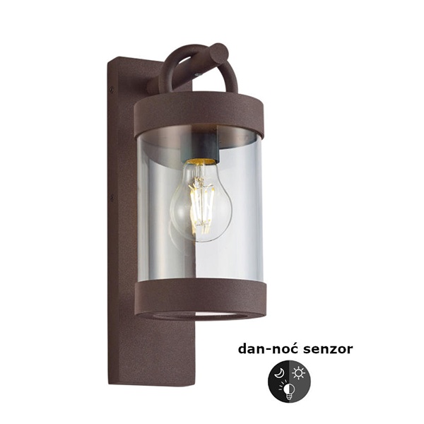 Fasadna lampa Sambesi dan-noć senzor 1xE27 IP44 Trio Lighting 204160124