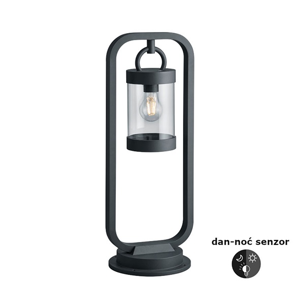 Baštenska lampa stub Sambesi senzor 1xE27 Trio Lighting 504160142