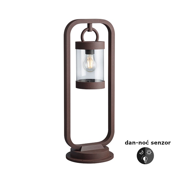 Baštenska lampa stub Sambesi senzor 1xE27 Trio Lighting 504160124