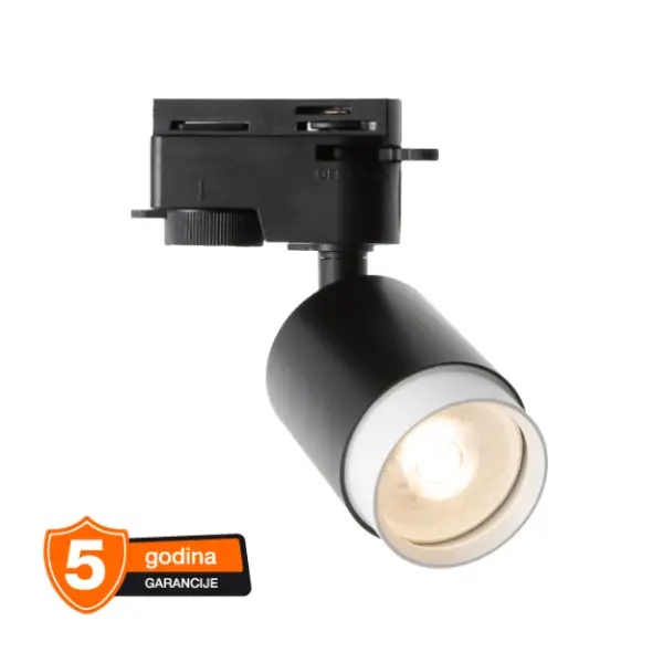 Crni monofazni šinski reflektor Beam 6W Osram 4099854599552E