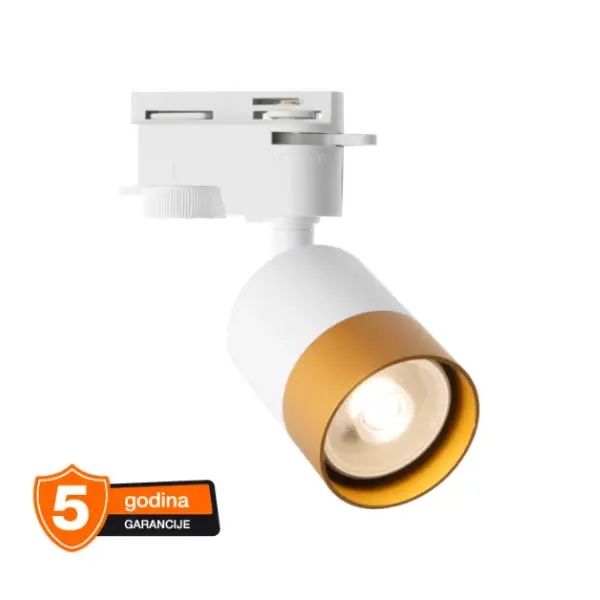 Beli monofazni šinski reflektor Luxe 6W Osram 4099854599491E