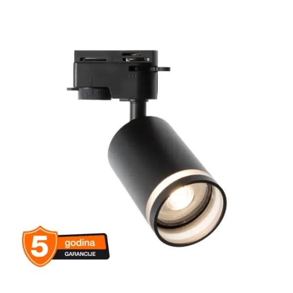 Crni monofazni šinski reflektor Pulse 6W Osram 4099854598739E