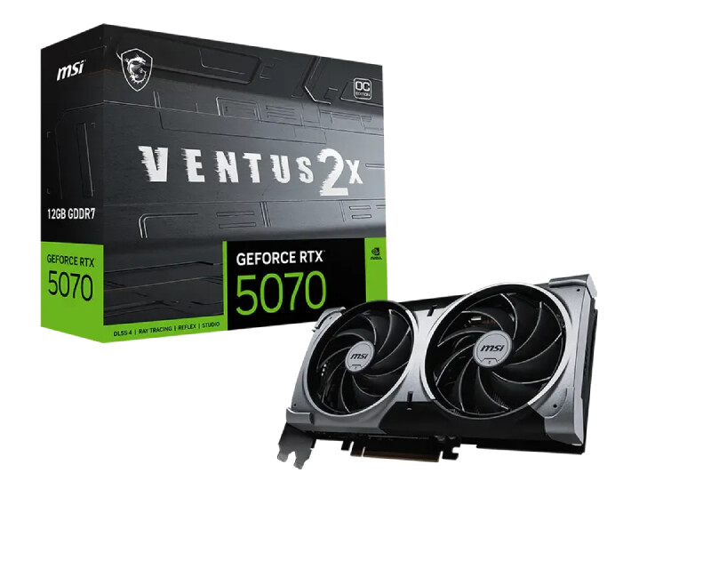 MSI - GeForce RTX 5070 12G VENTUS 2X OC grafička karta