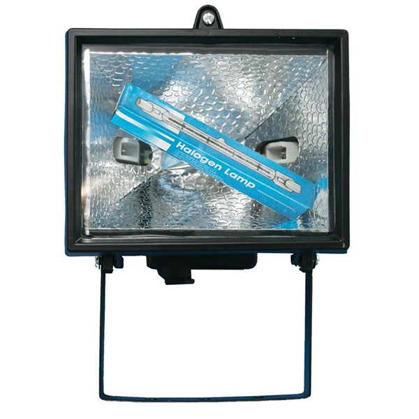 Halogeni reflektor Elit 500W 220-240V 50Hz, crni ELR110