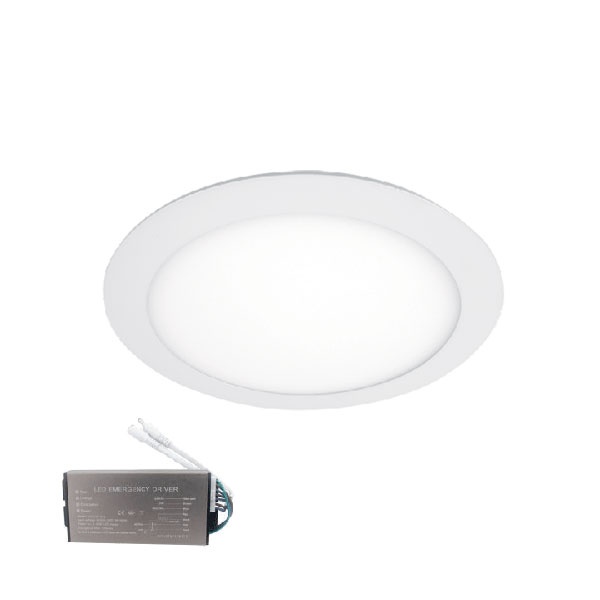 Ugradni Led panel okrugli 10W 4000K IP65 sa panik blokom Elmark 99LED610IP65E
