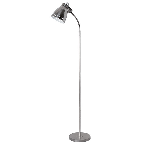 Podna lampa Noah 1XE27 Satin Nickel Elmark 955NOAH1F