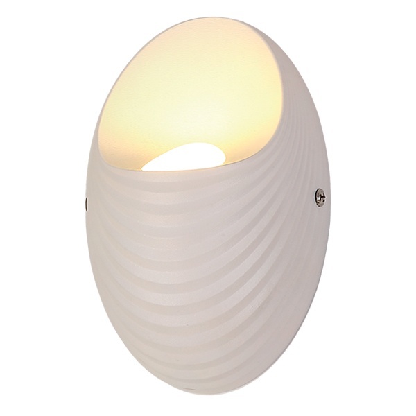 Zidna svetiljka Shell LED 5W 4000K Bela Elmark 955SHELL1W/WH
